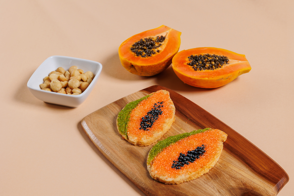 ʻOno at Home: Papaya Macadamia Nut Shortbread Cookies - HAWAIʻI Magazine